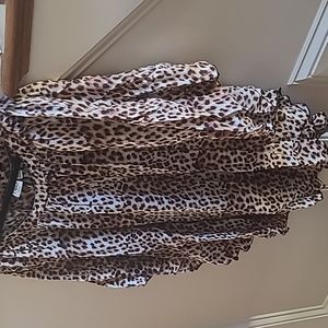 Cato | Tops | Cato Leopard Print Top Size 2628w Batwing Sleeve | Poshmark